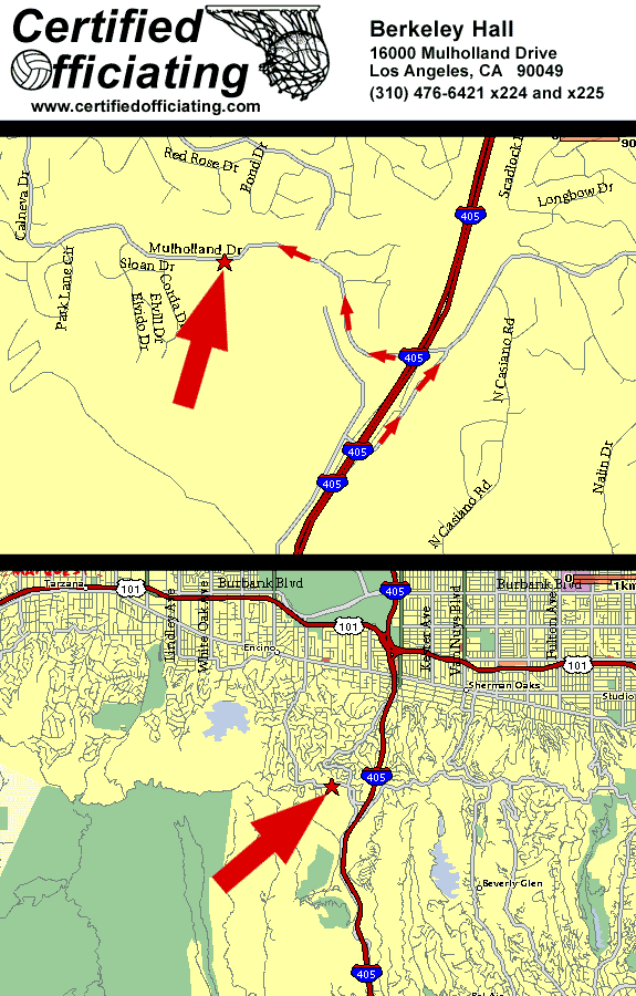Certified Officiating - Berkeley Hall map
